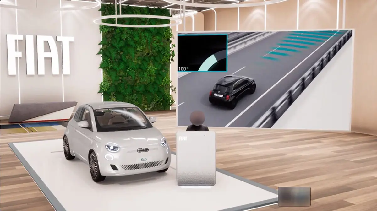 J'ai testé le Fiat Metaverse Store