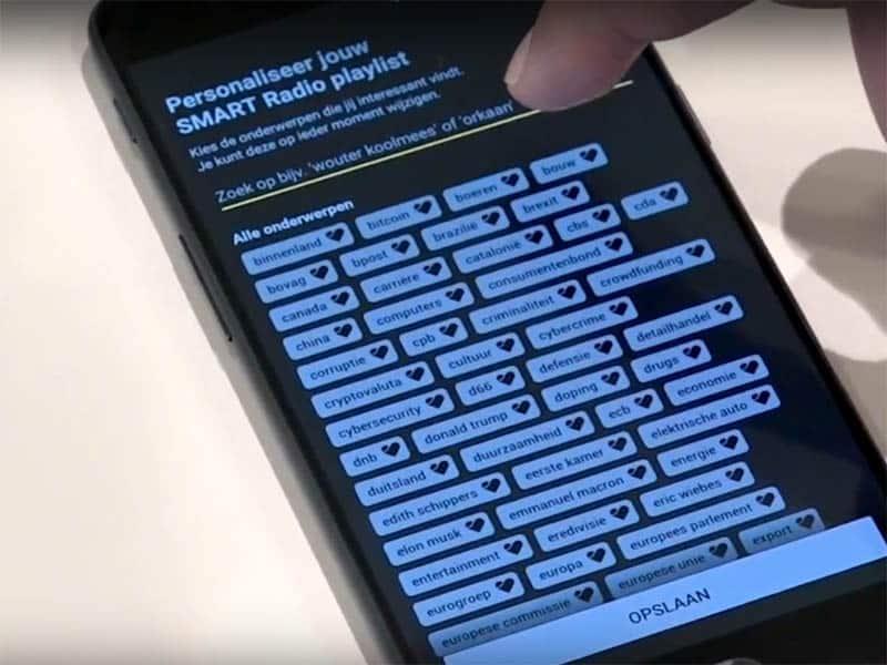 BNR Smart Radio : a mobile app powered by AI to reach niche audiences
