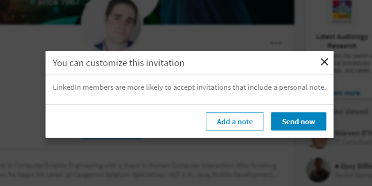 LinkedIn invitations: how to encourage more personalization