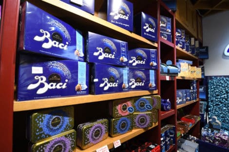The Bacio Perugina has its own store in Perugia
