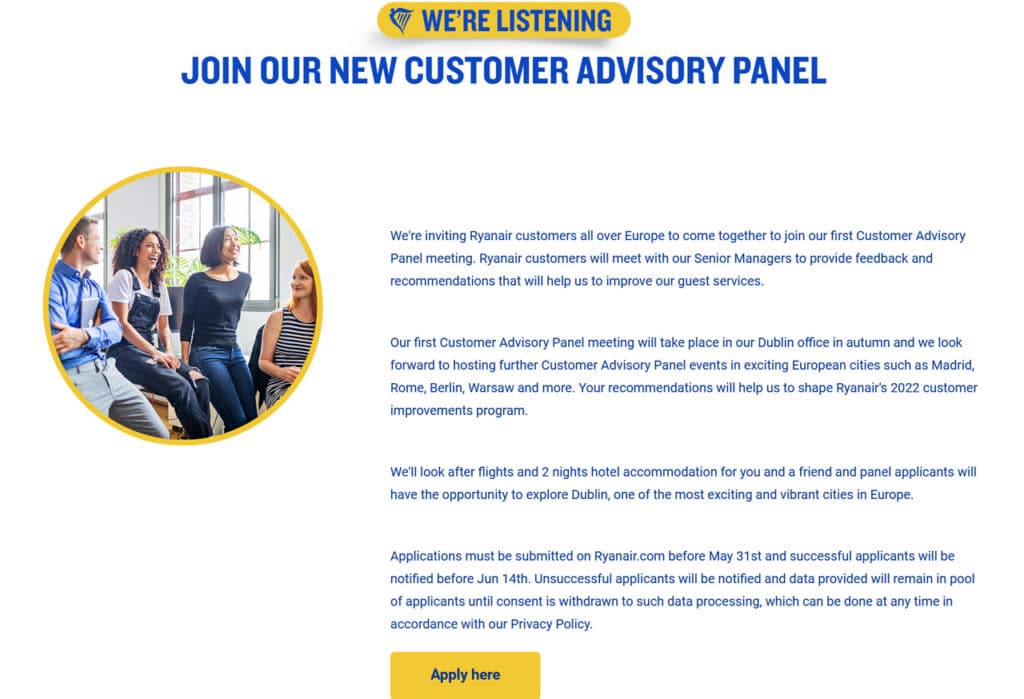 Customer satisfaction: the beginning of a radical change for Ryanair?