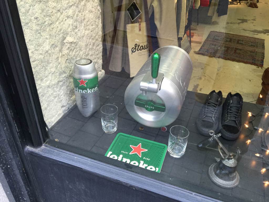 Heineken beer pump LeSub spotted in … Madrid
